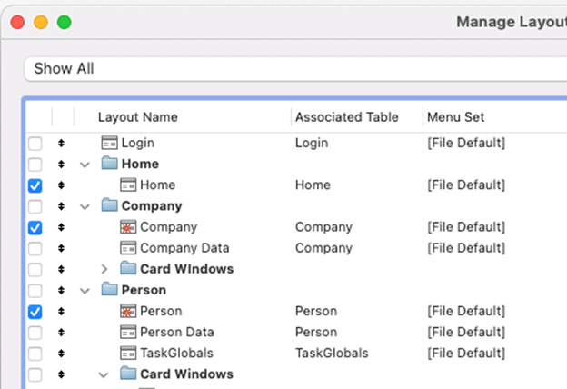 Best practices for designing navigations in FileMaker